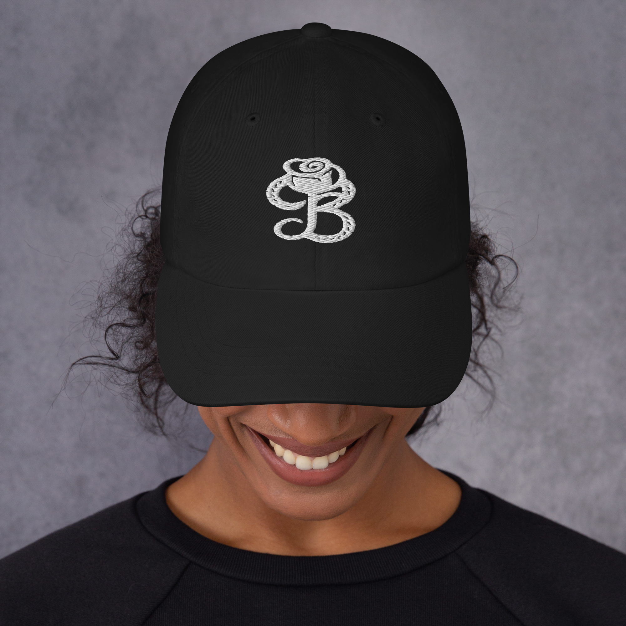 Branded Beauty Hat – Rose B Emblem | Flyin’ T Boutique – Flyin' T ...